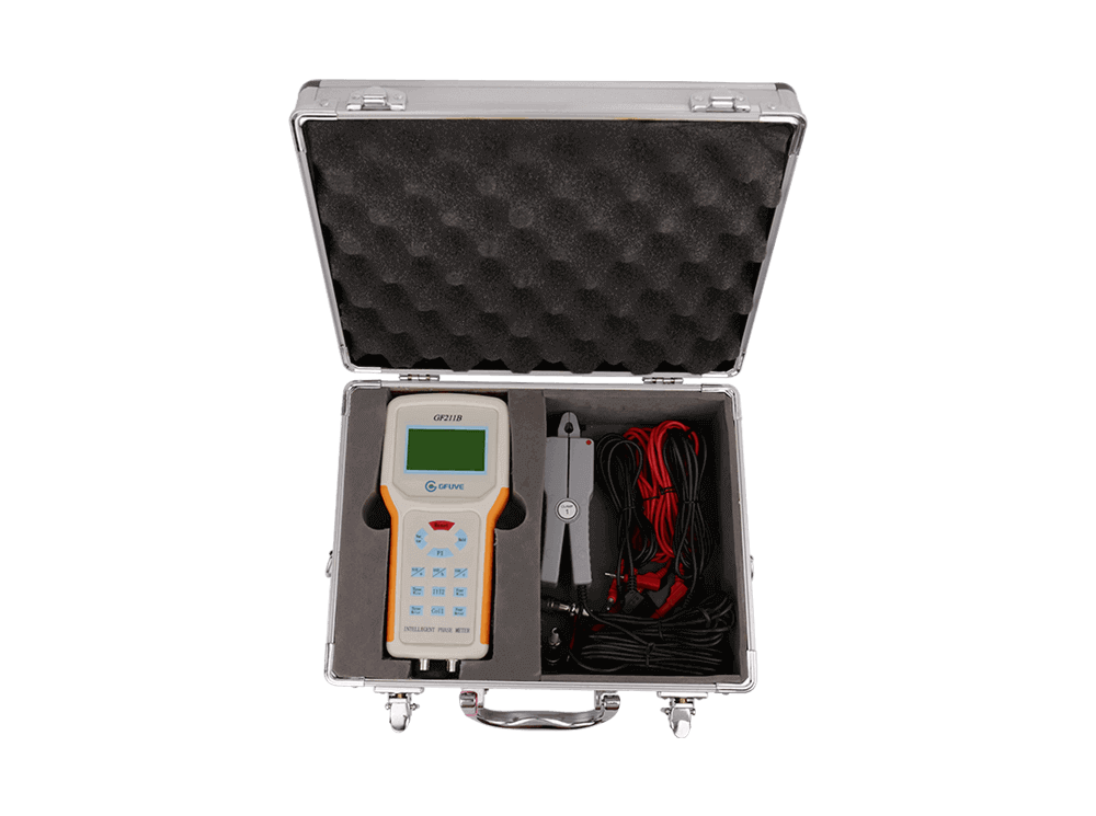 GF211B MULTI-FUNCTION DOUBLE CLAMP DIGITAL PHASE ANGLE METER